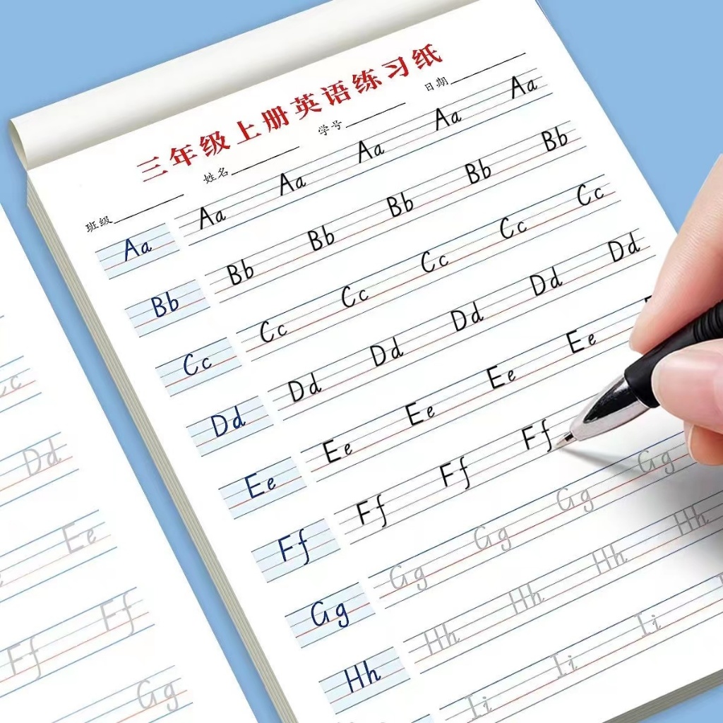 【4 Books】English Calligraphy Practice Book English Alphabet Writing ...