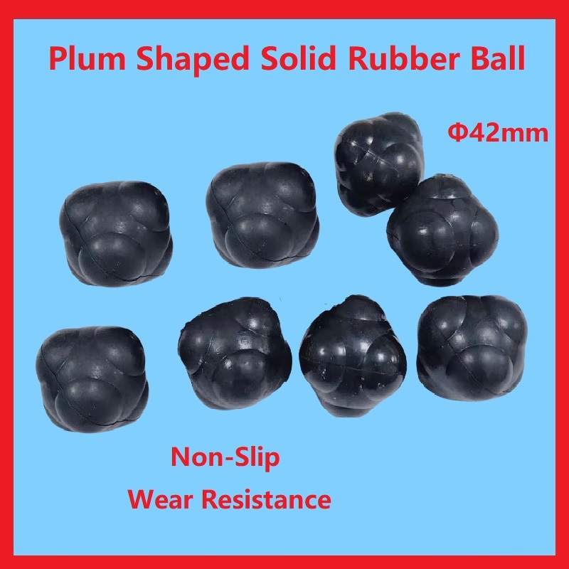 Plum Shaped Rubber Ball Solid Rubber Ball Vibrating Screen Swing Screen ...