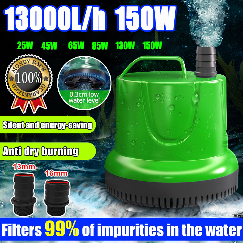 150W-13000L/H Submersible Aquarium Water Pump Aquarium pump Aquarium ...