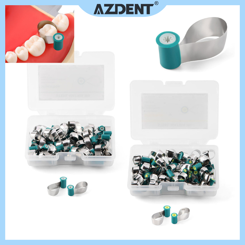 Dental Matrix Bands Steel Matrix Double-Side Contoured Anatomically ...