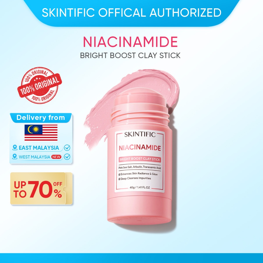 【Nearest Warehouse Delivers】SKINTIFIC- Niacinamide Bright Boost Clay ...