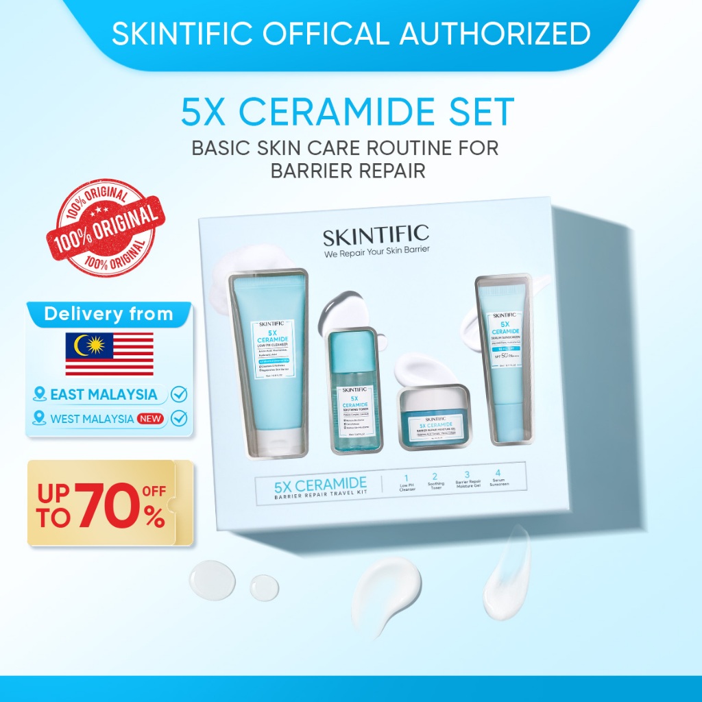 【Nearest Warehouse Delivers】Skincare Set SKINTIFIC OFFICIAL 5X Ceramide ...