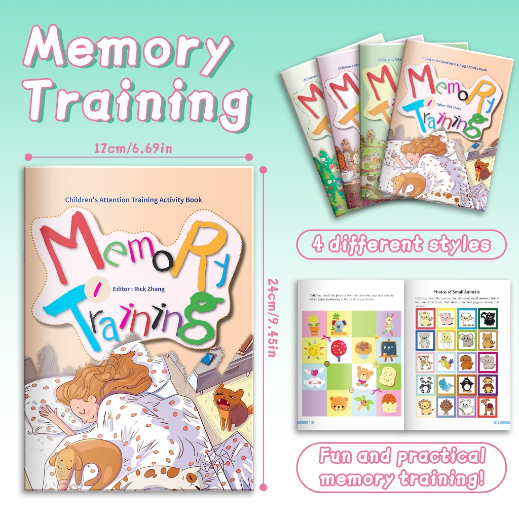 Unique Memory Adventure Kit for 3+ Year Olds (4 Books) | Diverse Themes ...