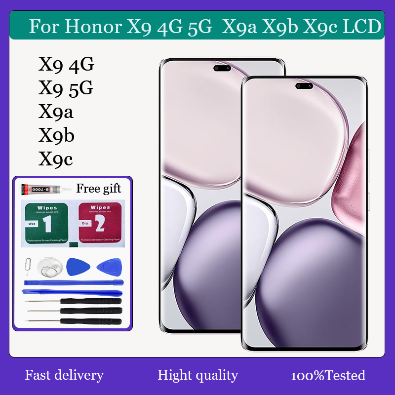 Original AMOLED For Honor X9 4G 5G X9a 5G X9b 5G X9c 5G LCD Display ...
