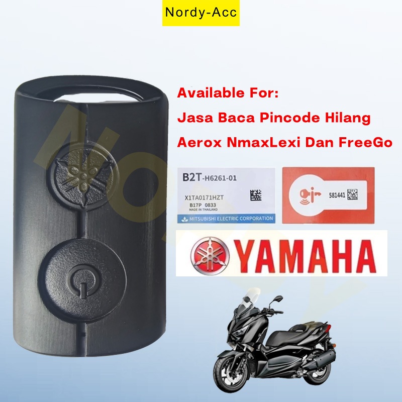 Original Yamaha Motorcycle Smart Key B74H626102 434MHz Remote Keyless ...
