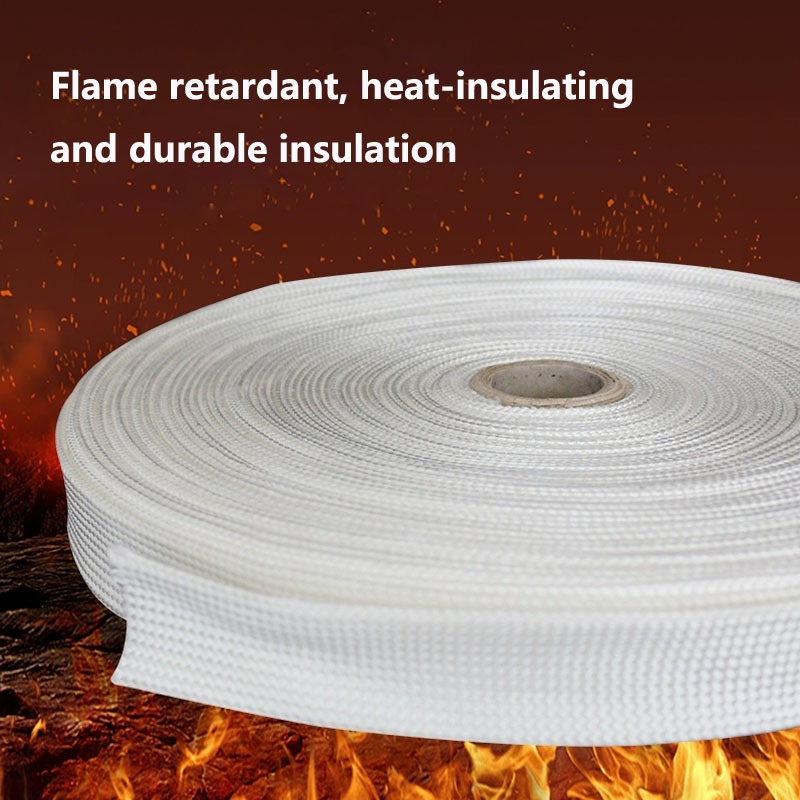 ID 1mm ~ 20mm Braided High Silicon Oxygen Sleeve 1000℃ High Temperature ...