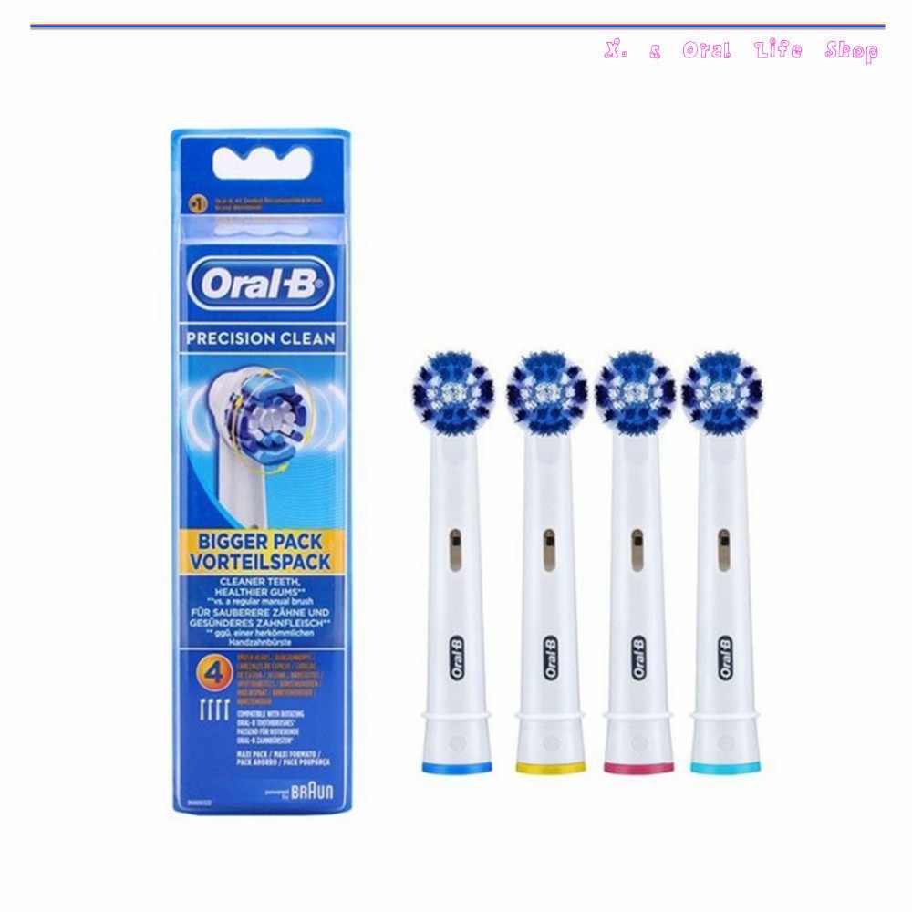 Oral b Precision Clean Electric Toothbrush Head Replacement EB20 Refill ...