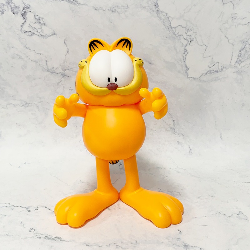 25CM New Big Size Garfield Cartoon Model Interesting Toys Anime Figures ...