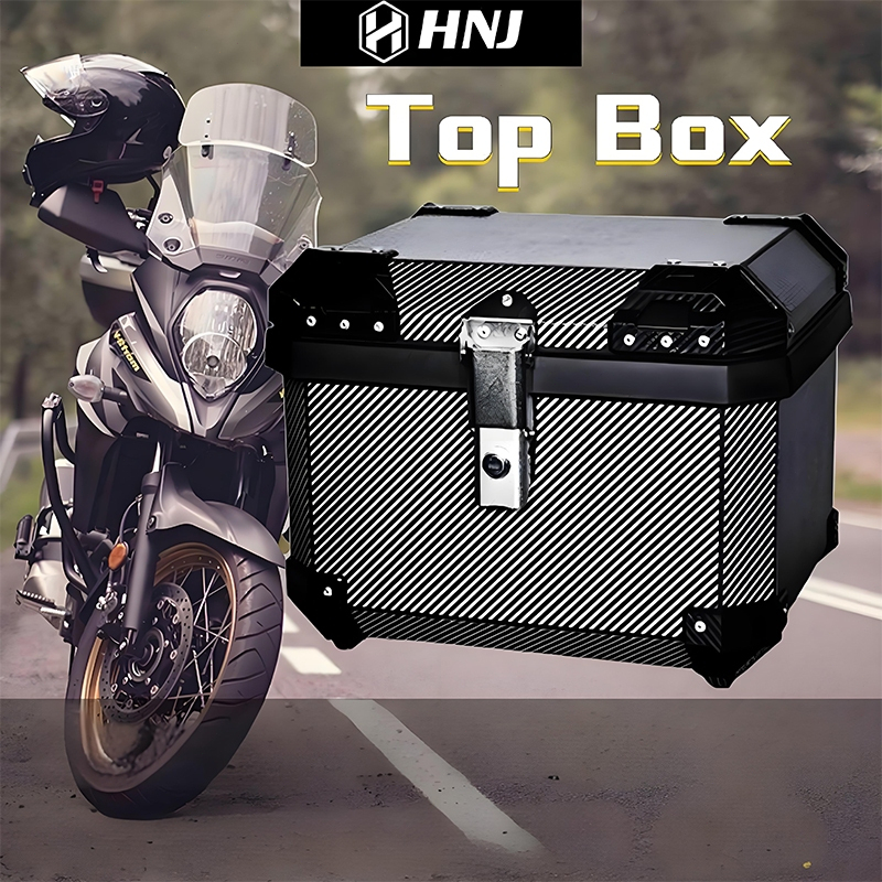 HNJ Top Box Motor Givi 36L/45L/57L Storage Motorcycle Stainless Steel ...