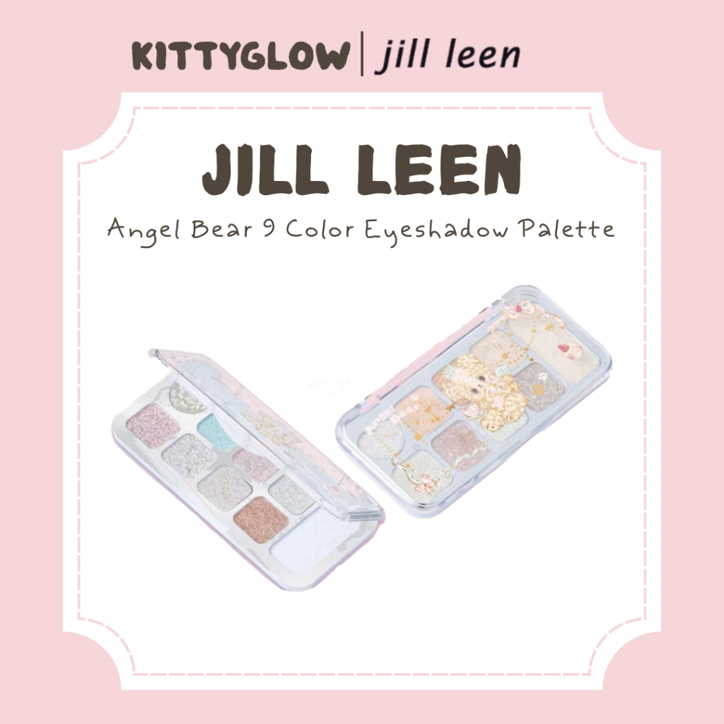 JILL LEEN Angel Bear 9 Color Eyeshadow Palette | Shopee Malaysia