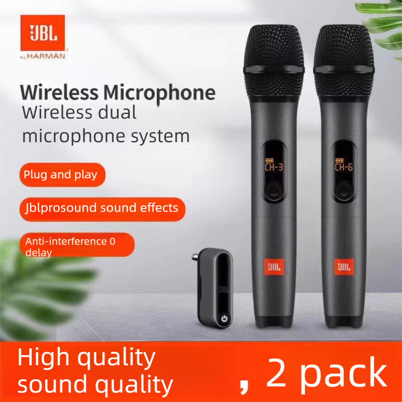 JBL Wireless Karaoke Microphone With Rechargeable Receiver Work 5 Hours ...