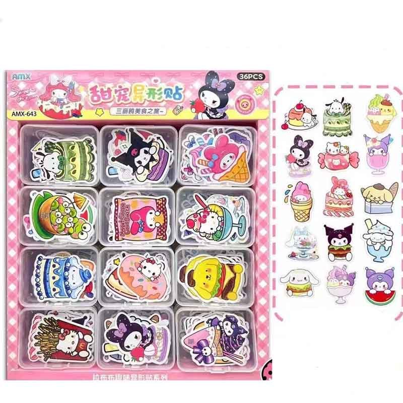Boxed Transparent Sticker Cartoon Mobile Phone Stickers DIY Cup ...
