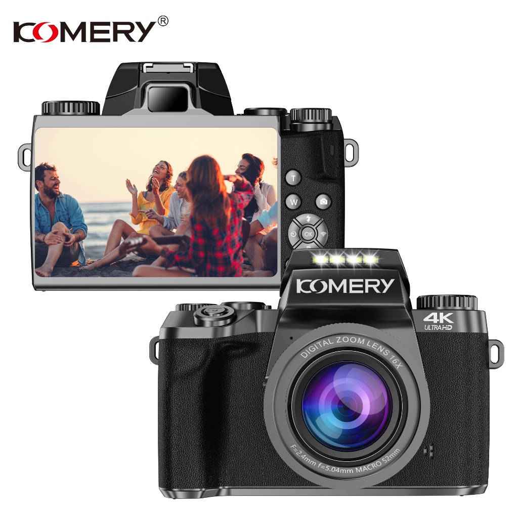Komery W5 New Arrival Digital Camera. It features a 4 - inch screen16X ...
