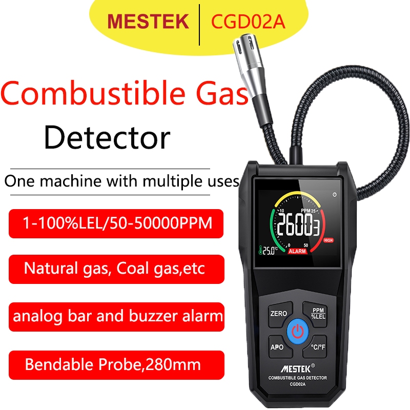 Portable Flammable Air Cond Gas Leak Detector Gas Analyzer Gas Leakage ...
