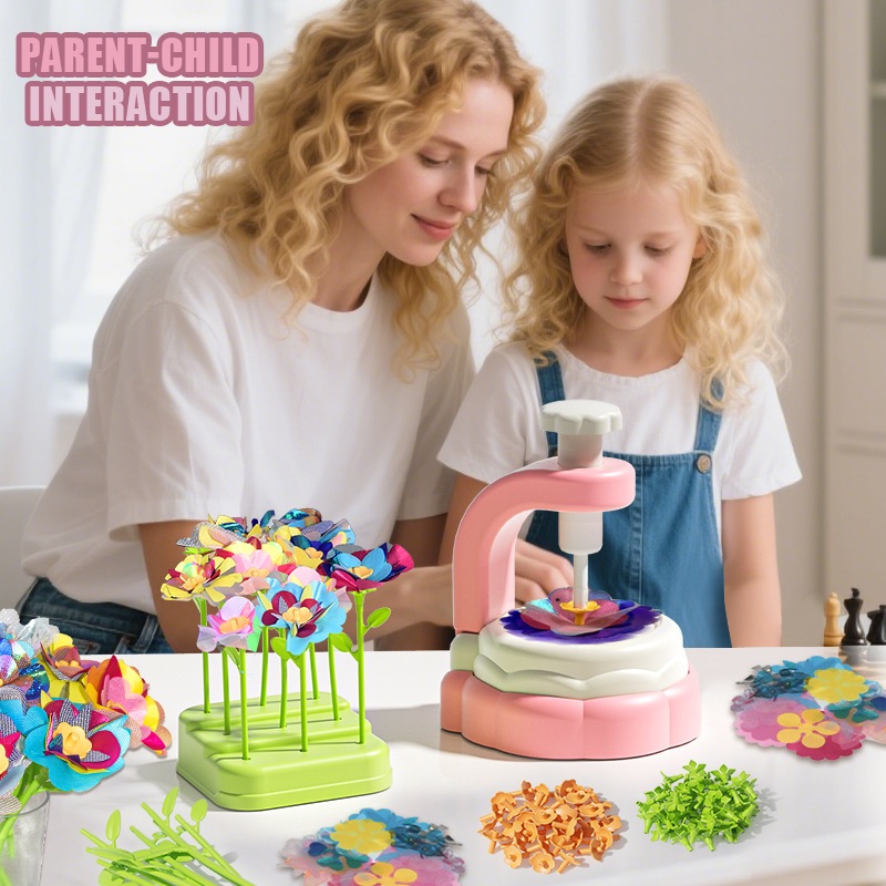 DIY Fabric Bouquet Kit, with Embossing Machine-Children Flower Craft ...