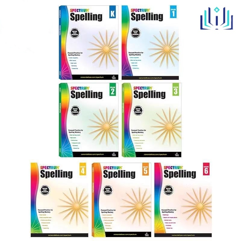 English “Spectrum Spelling Grade K/1/2/3/4/5/6/7/8 ” Primary School ...