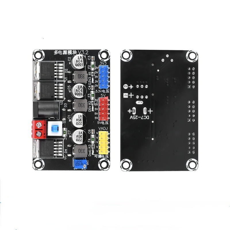 DC7-25 to DC3.3V/5V Smart Car Experiment LM2596 Adjustable Buck Module ...