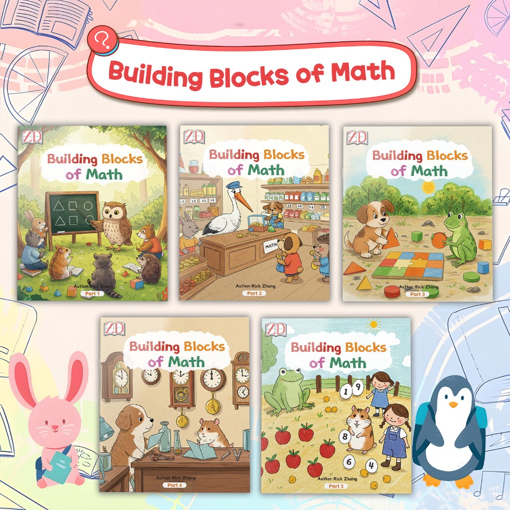 5-Volume My First Math Early Learning Book Set - Early Mathematical ...