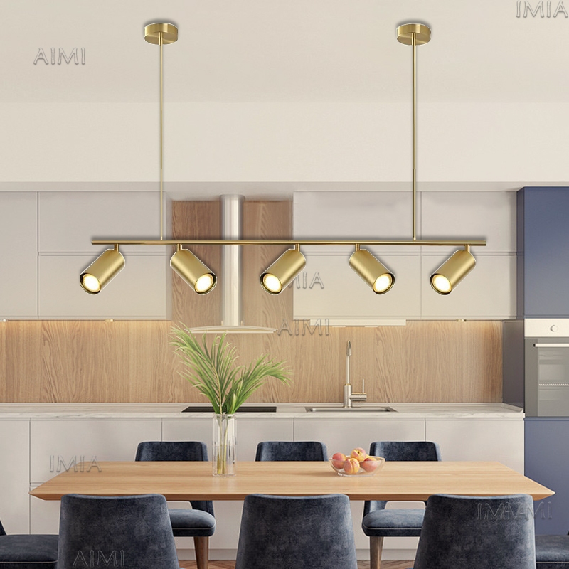 AIMI Nordic Telescopic Hanging Rod Spotlight Restaurant Living Room ...