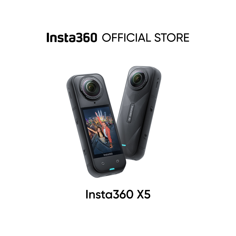Insta360 X5 - Waterproof 8K 360° Camera, Leading Low Light, Invisible ...