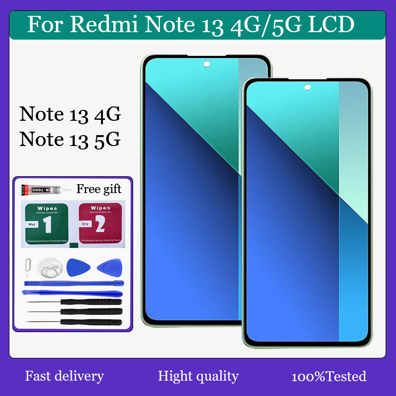Original AMOLED Redmi Note 13 4G 5G LCD Display Touch Screen Replacement | Shopee Malaysia