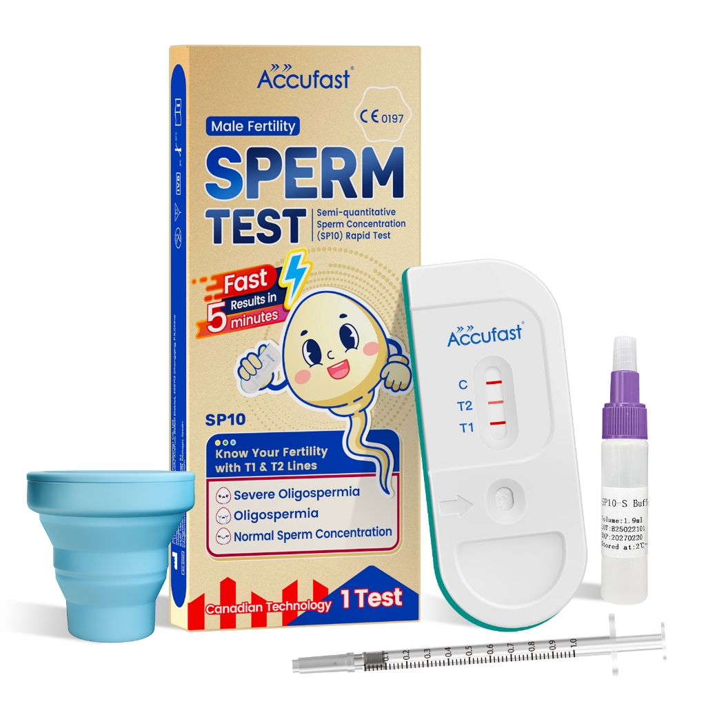 ACCUFAST Sperm Test Kit Male Fertility Test SP10 Test Sperm ...