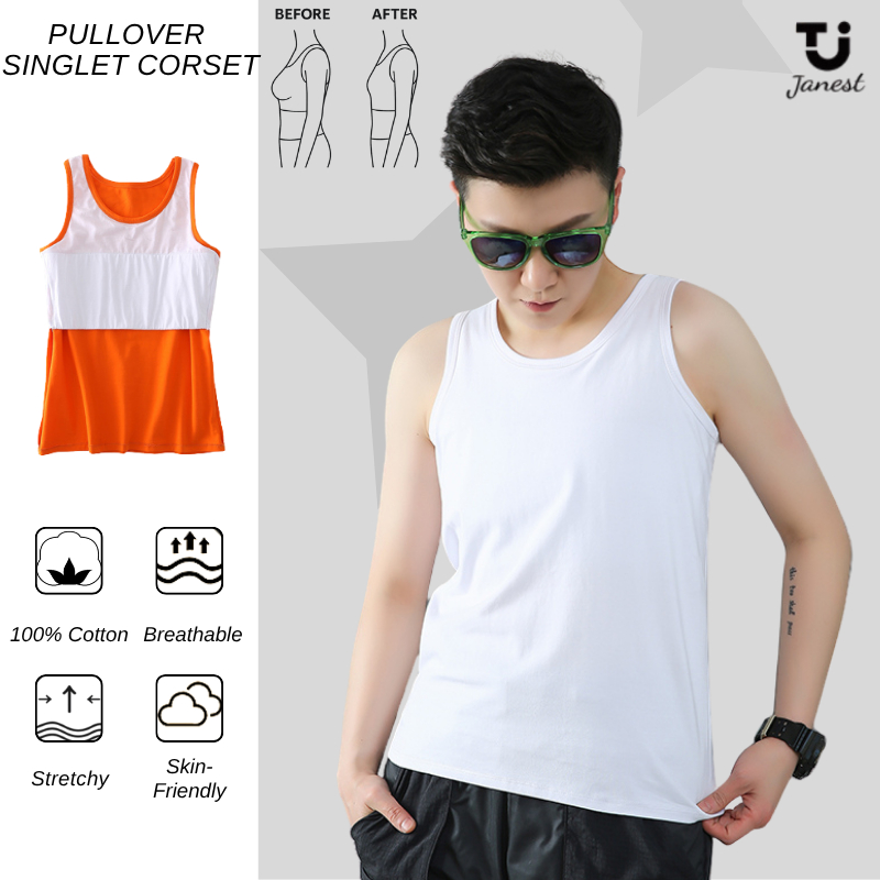 Pullover Chest Binder 5 Colors Singlet Corset Sport Breathable Breast ...