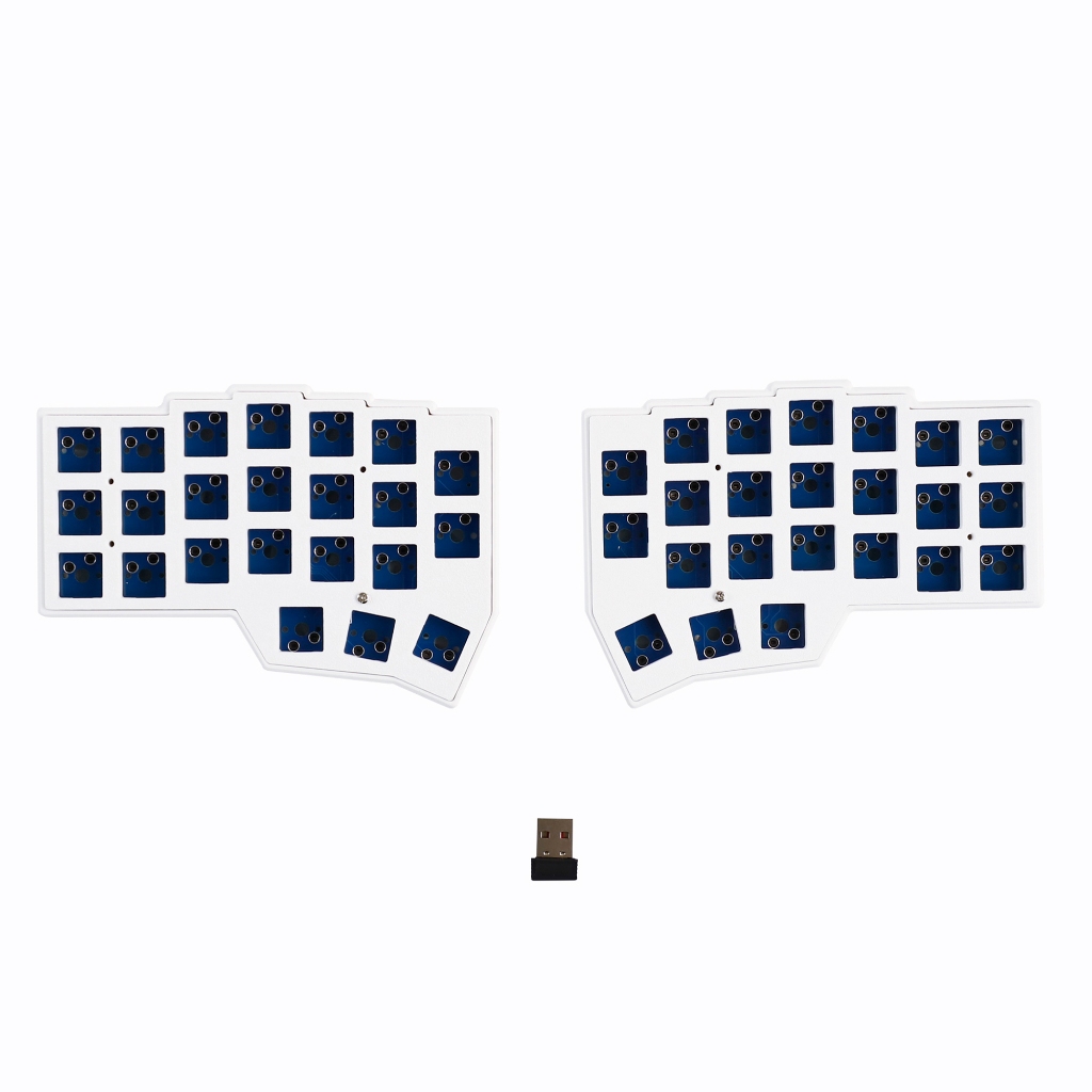 YMDK 2.4Ghz Wireless Split Corne V4 46 Ergonomic Hotswappable 40% ...