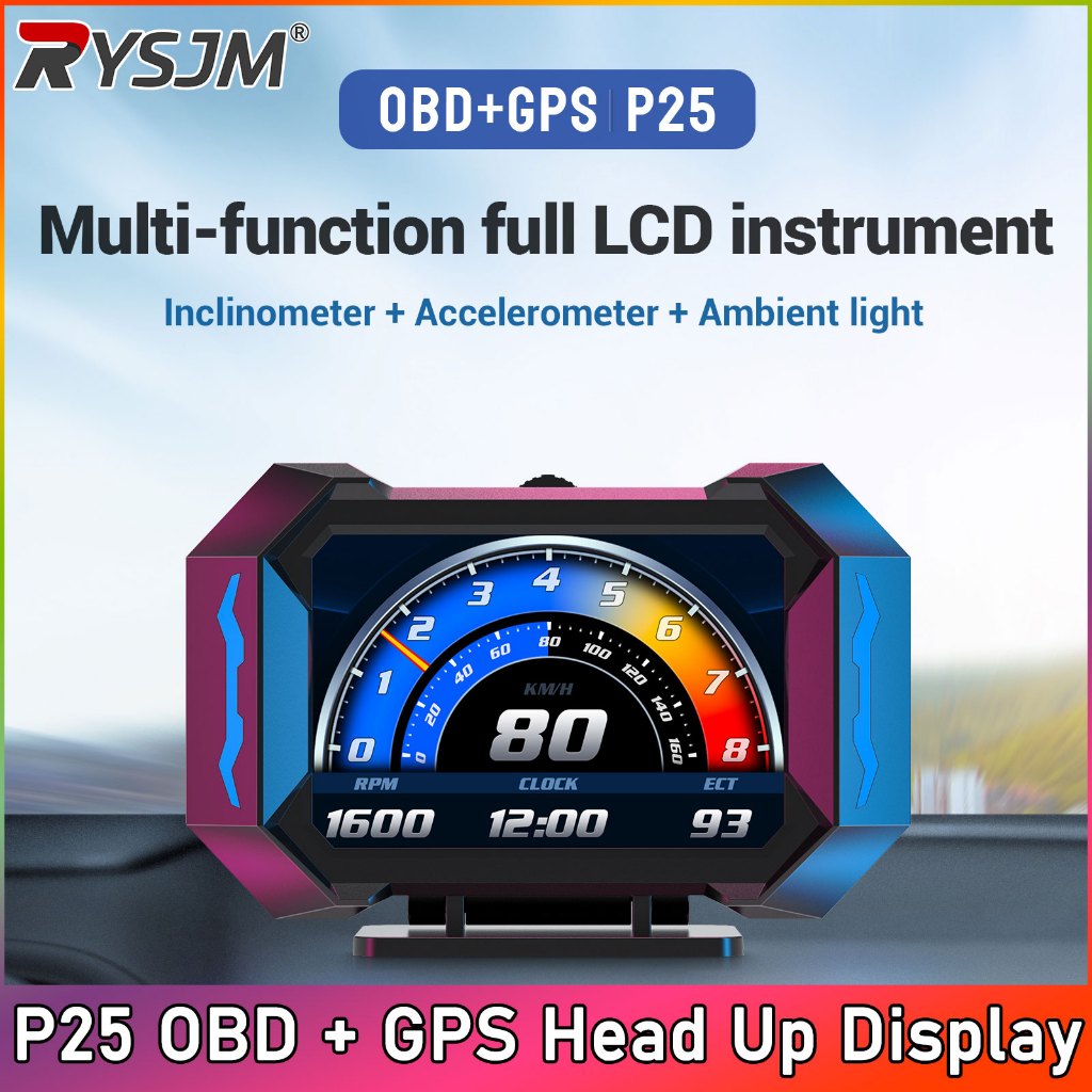 P25 OBD2 Meter For Proton Saga BLM Exora Persona Wira VDO Waja CPS Gen2 ...