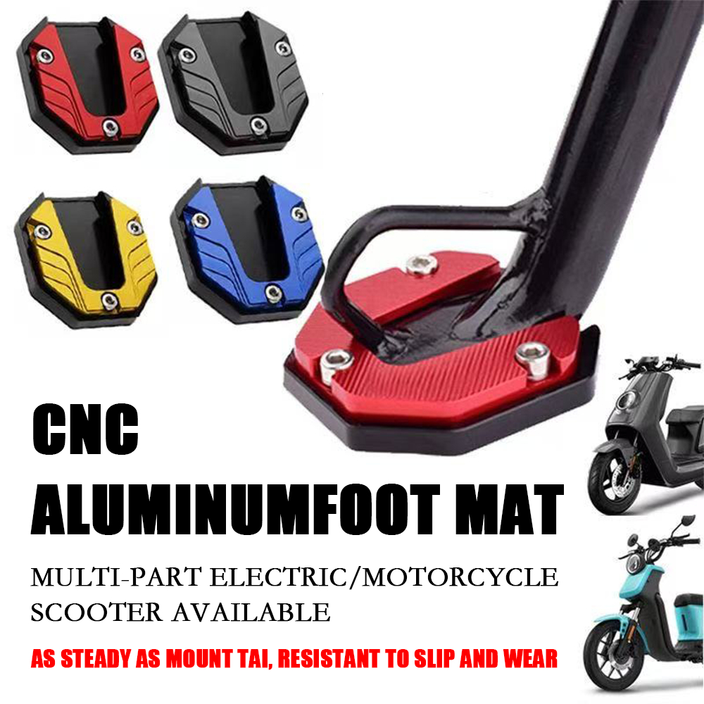 Side Stand Extension Kickstand Pad CNC Aluminum Alloy Universal Scooter ...
