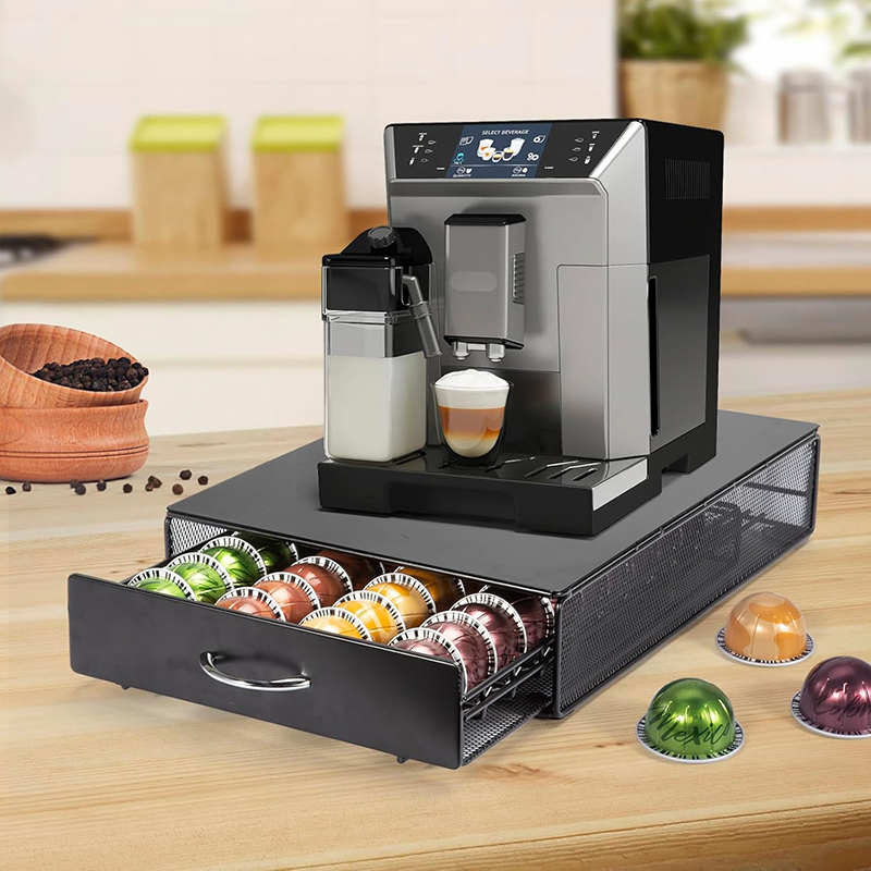 Coffee Capsule Pod Holder Nespresso Vertuoline Capsules Storage Rack ...