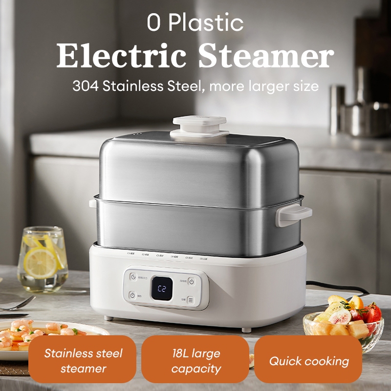 MODONG 18L Multi functional Electric Steamer Three-layer Stew And ...