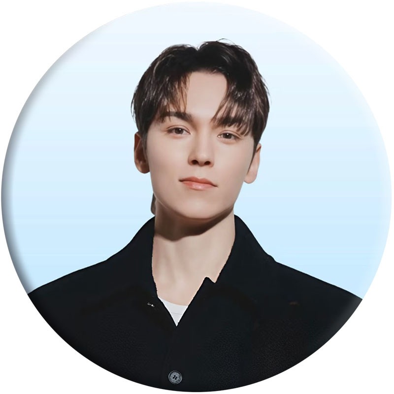 Choi Han Su Seventeen Co-Branded Badge Bar Pin Tinplate Badge Choi ...