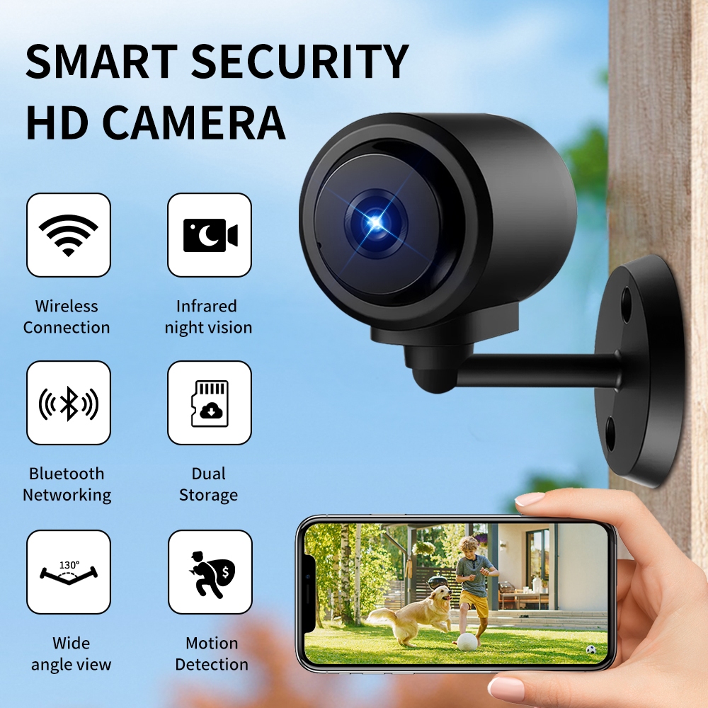 C1 1080P WiFi Bluetooth Mini Spy Hidden Camera Indoor Outdoor Security ...