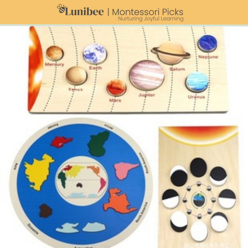 Set Papan Puzzle Sistem Suria & Bumi – Mainan Pembelajaran Geografi ...