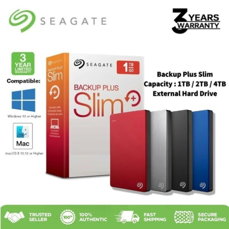 Backup Silm 1TB 2TB 4TB USB3.0 hard diskHDD 2.5" Portable External Hard ...