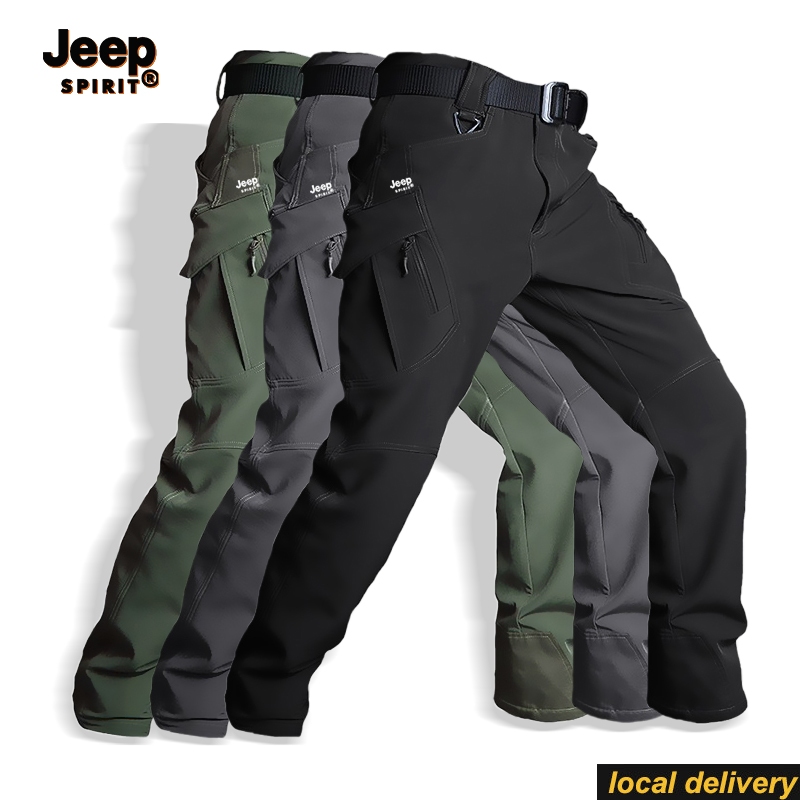 Jeep Spirit Tactical Pants For Men Multiple Pockets Cargo Pants ...
