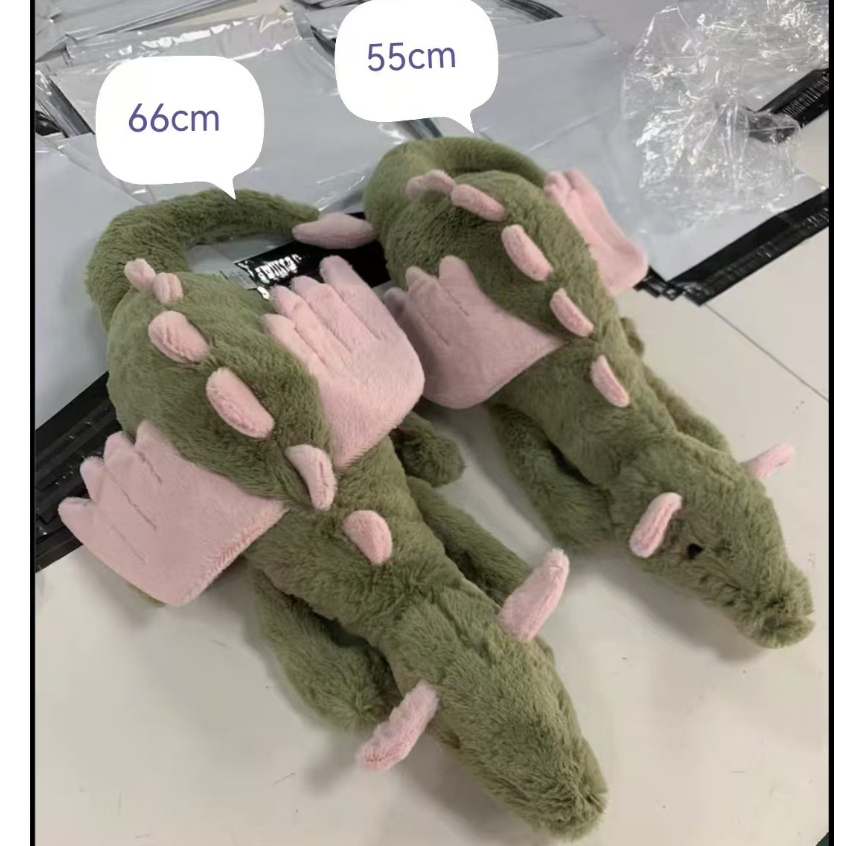 66cm New Style Green Pink Malaqi Matcha Dragon Jelly Plush Toy Cute ...