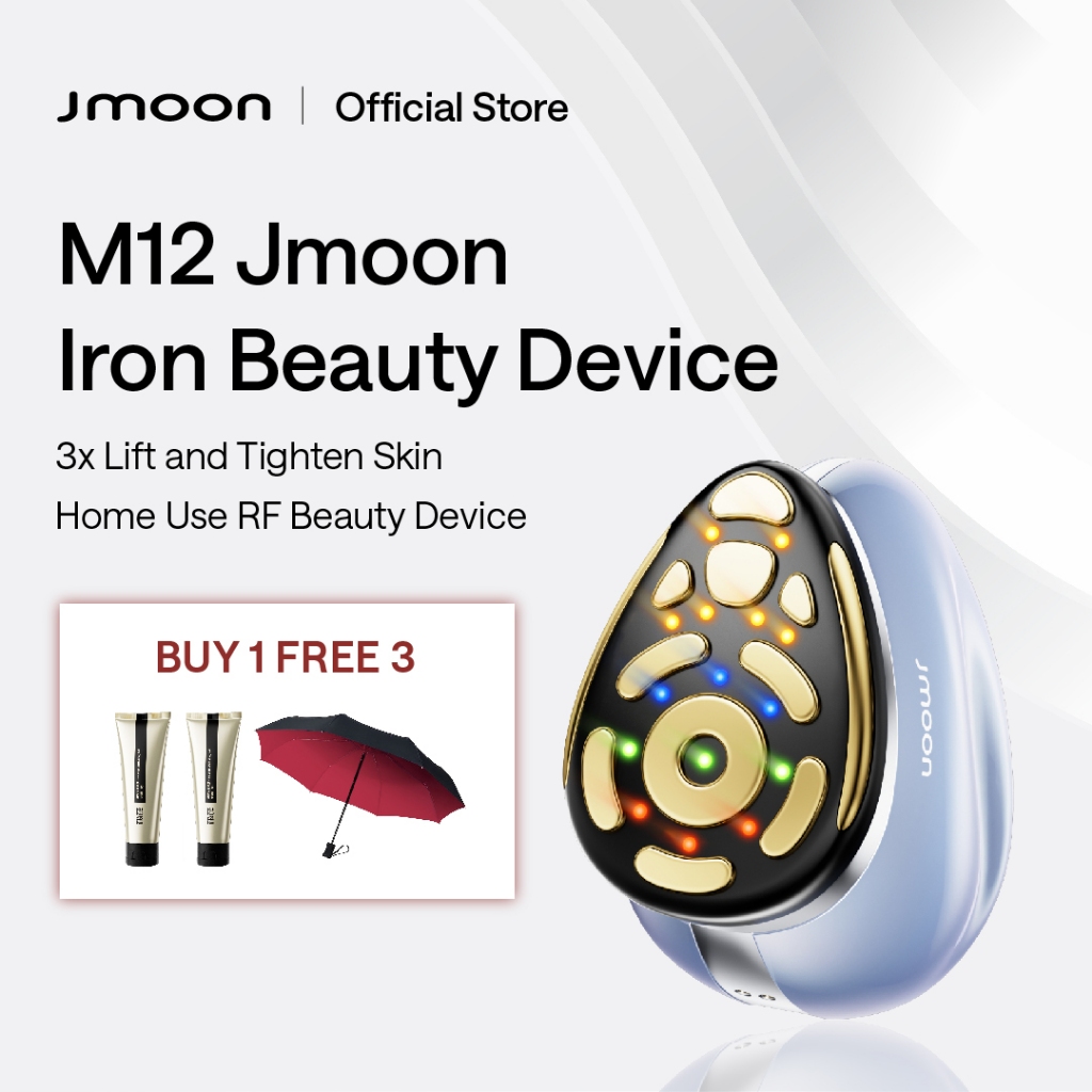 [LIMITED EDITION-BLUE] Jmoon 12-electrode Oversize Iron Beauty Device ...
