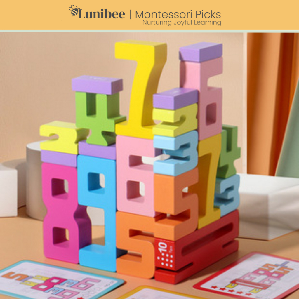Blok Teka-Teki Nombor 3D Montessori – Mainan Matematik Bertingkat ...