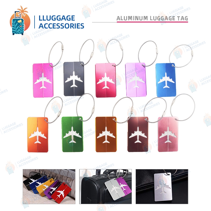 Travel Suitcase Bag Tag: Aluminum Alloy Waterproof Luggage Accessory ...