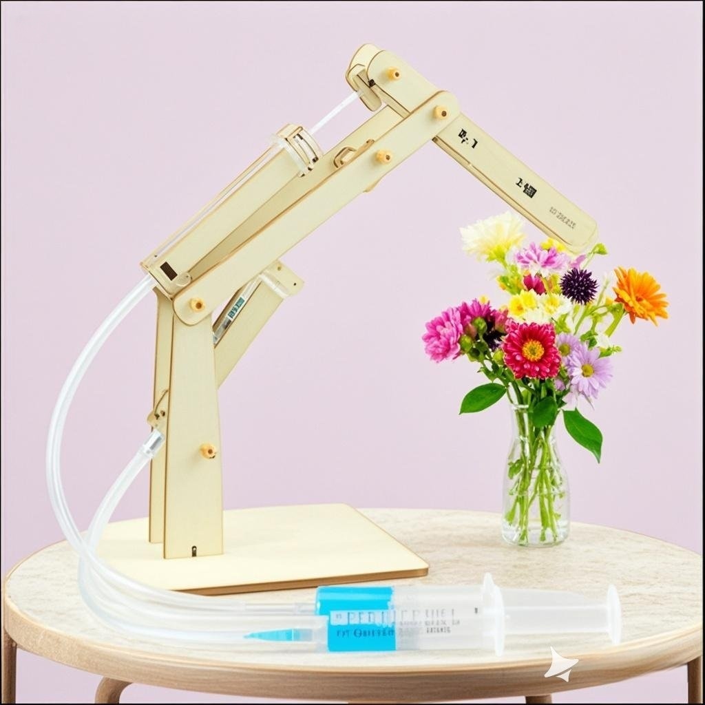Science fair project - Hydraulic excavator with two-way digging ...