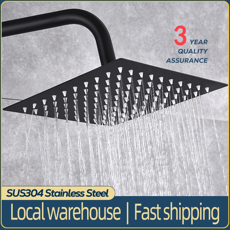 Rainfall Shower Head SUS304 Stainless steel Bathroom Rain Shower Head ...