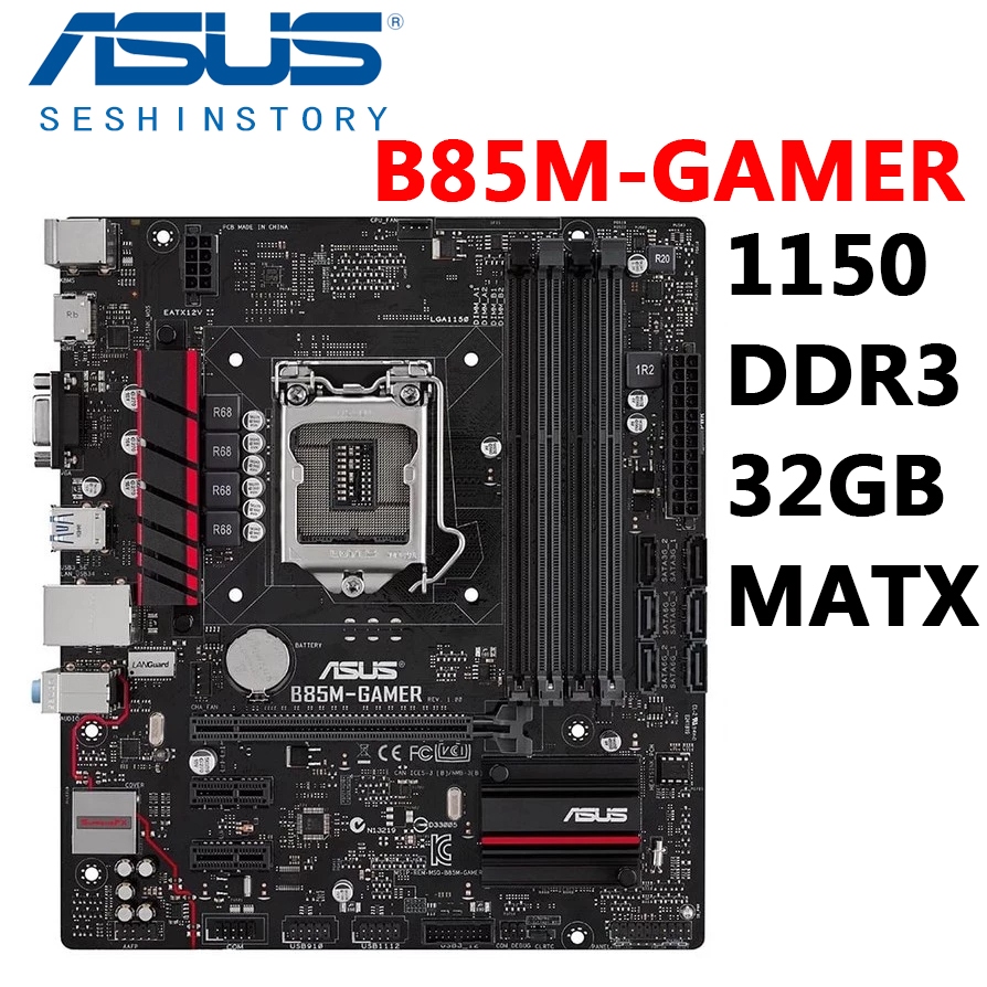 ASUS B85M-GAMER B85-A R2.0 B85M-G B85-E B85-PLUS Desktop Motherboard ...