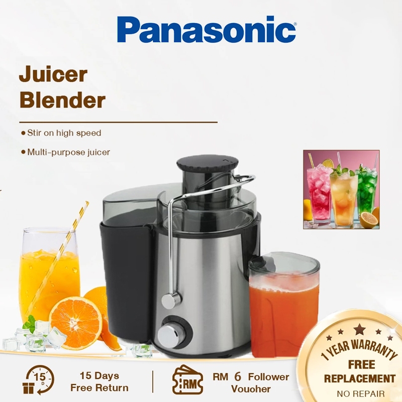 【Ready Stock 】Panasonic juicer Powerful Electric Juice Extractor Juicer ...