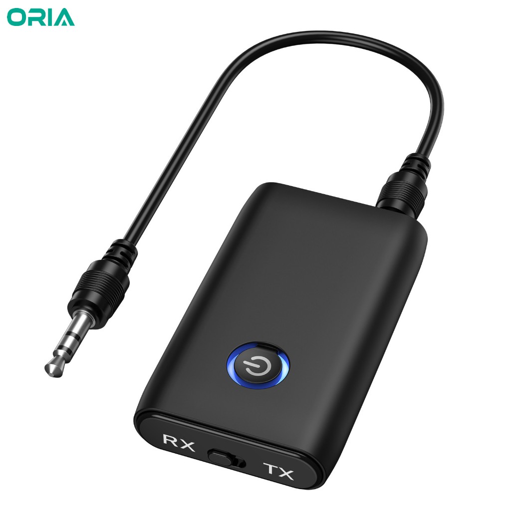 ORIA 2-in-1 Wireless Aux Adapter Bluetooth 5.3 Transmitter Receiver for ...