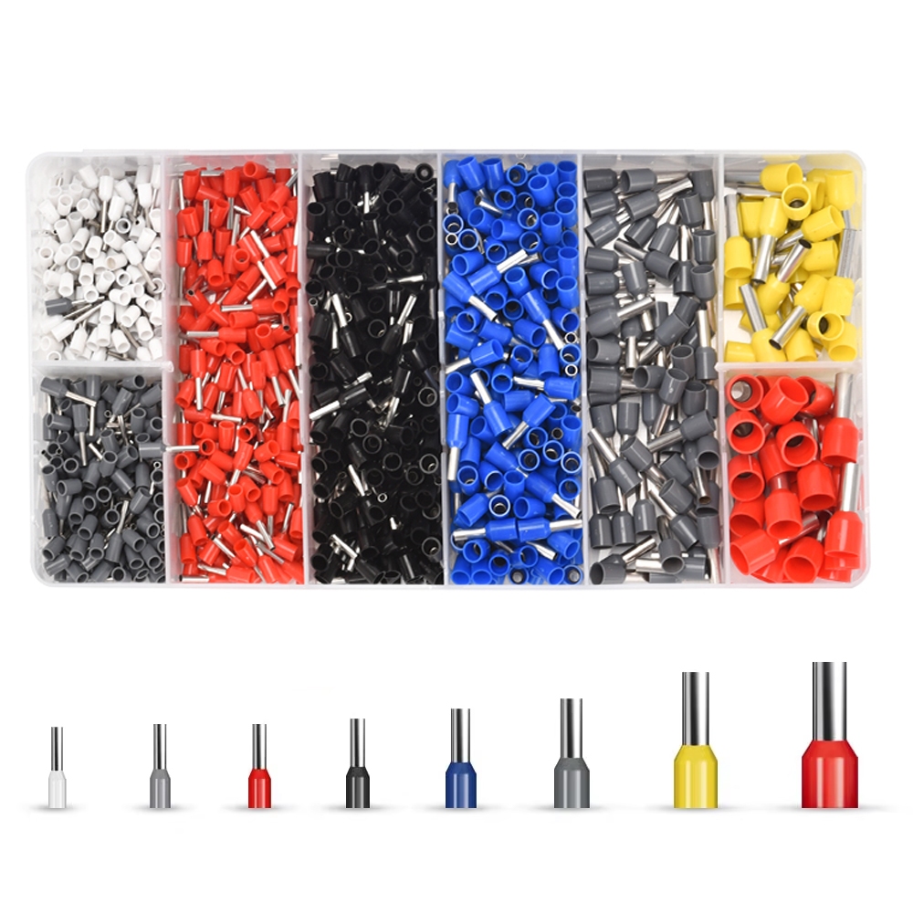 400/800/1200/1800/1900/2120 PCS Boxed Assorted ferrule terminal Kit ...