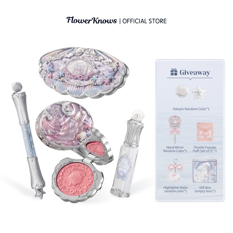 Flower Knows Shell's Jewel Collection Kotak Hadiah Muka Hati Lautan ...