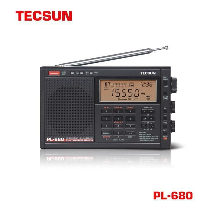 Tecsun PL680 Portable Digital Radio Receiver Full Band FM MW SW PLL ...