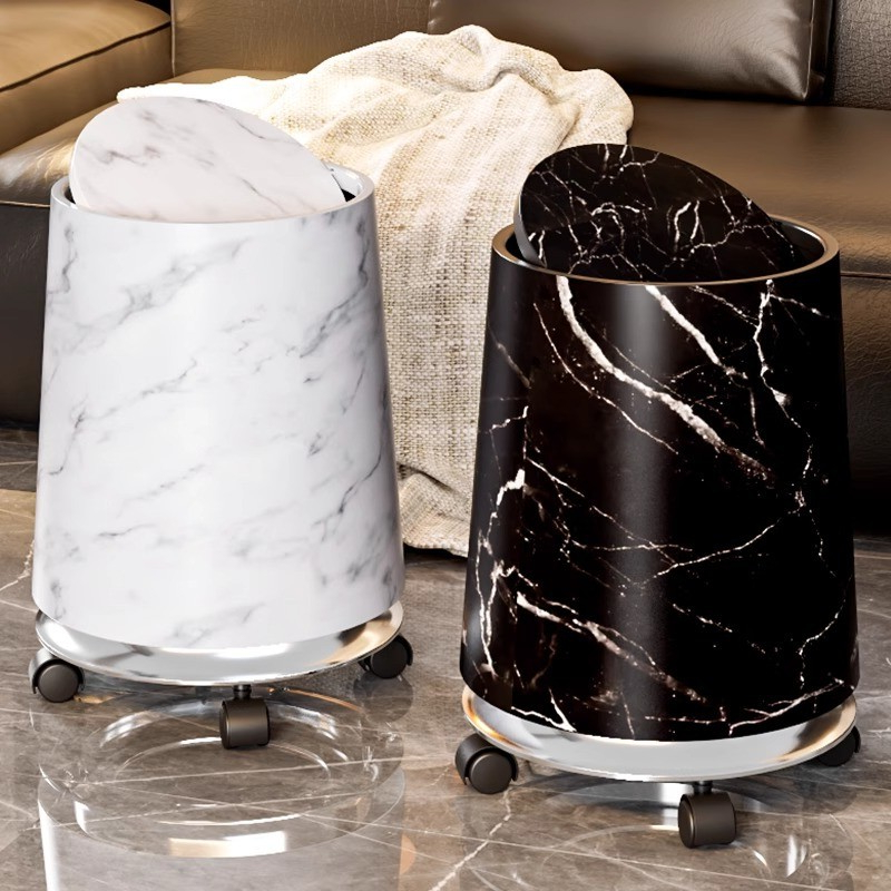 Household Pulley Trash Can Large Capacity High-Value Sanitary Trash Can ...